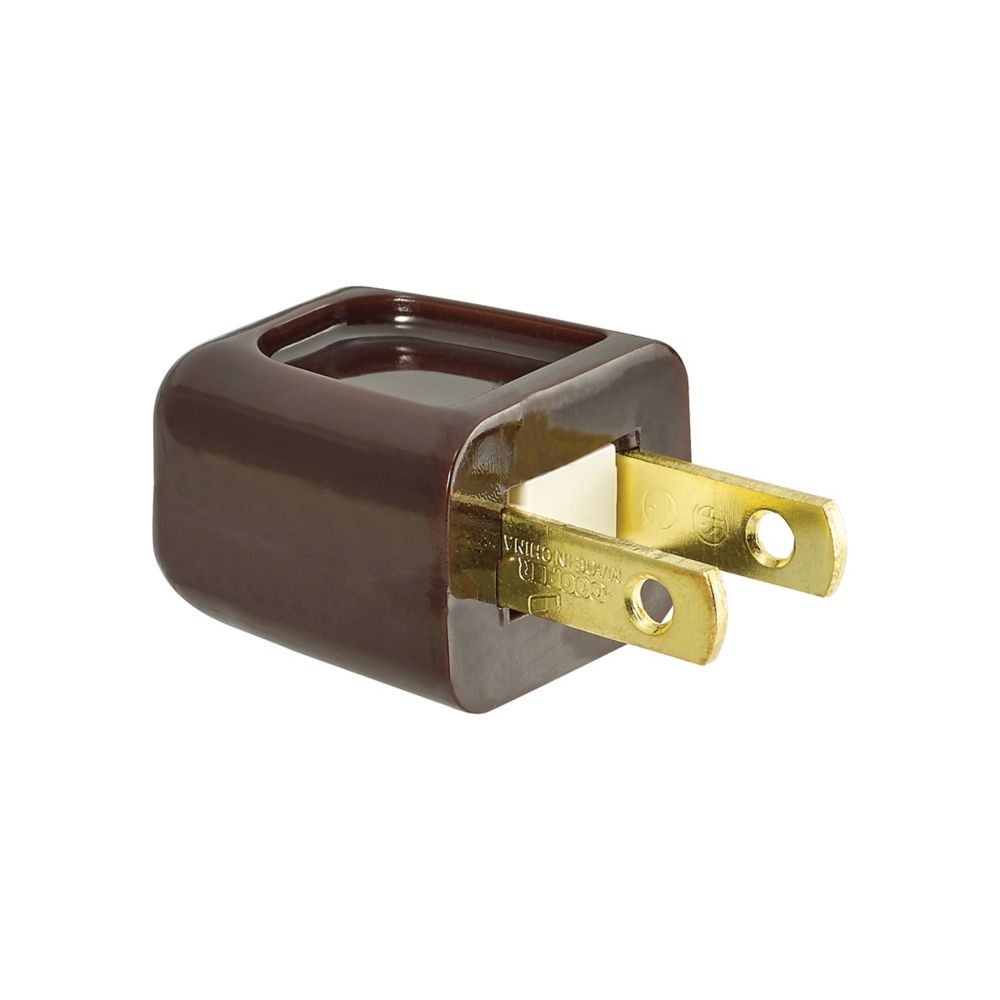 BULK BROWN EASY PLUG NON-POLARIZED | MDR Electrical Supply